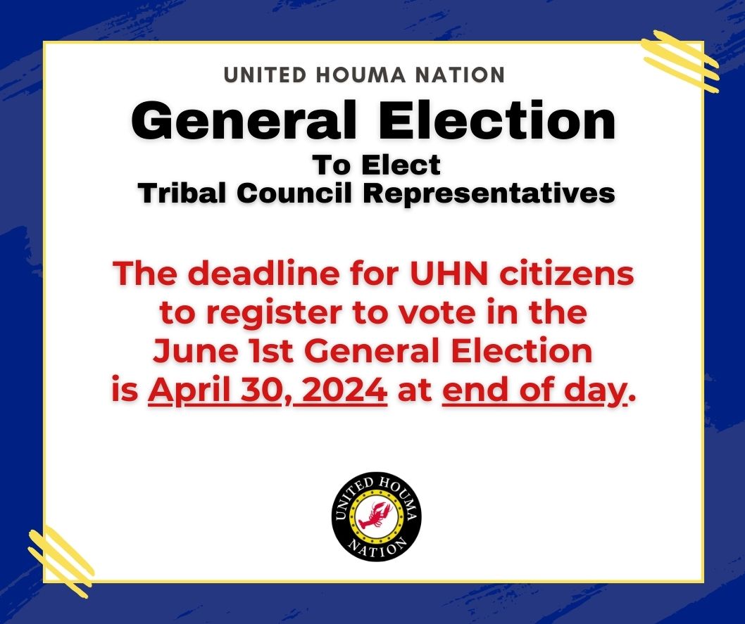 REMINDER: Voter Registration Deadline for General Election is April 30 ...